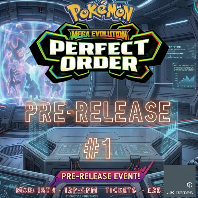 Pokémon: Perfect Order: Pre - Release #1 15/03/26 - 12pm-4pm – JK Games