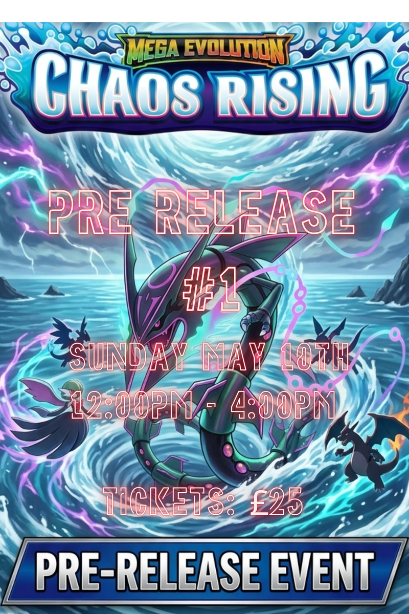 Pokémon: CHAOS RISING: Pre - Release #2 17/05/26 - 12pm-4pm – JK Games